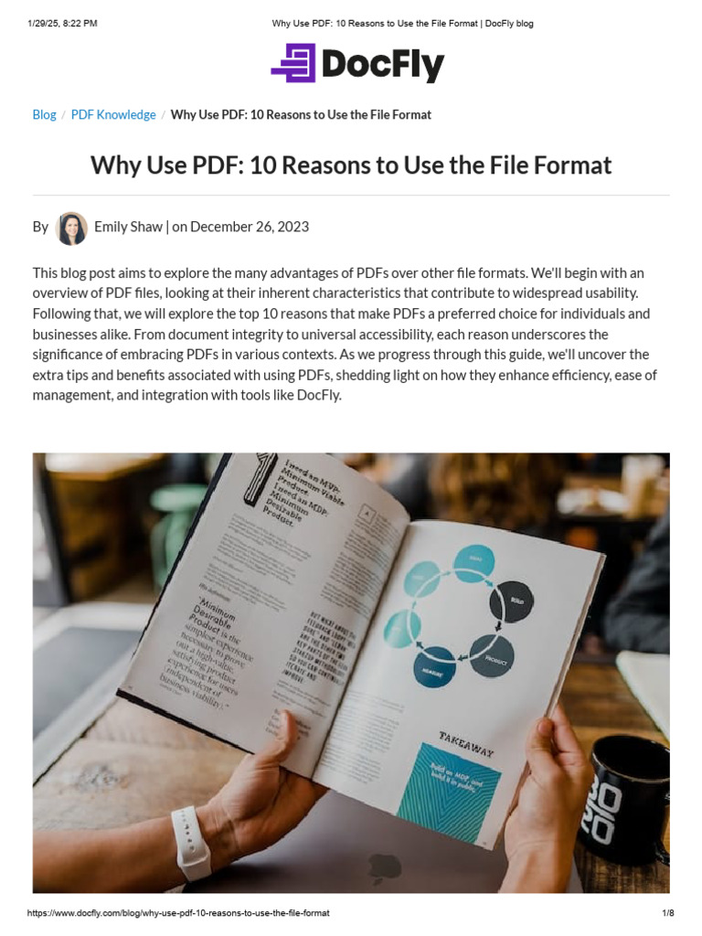 Why Use PDF - 10 Reasons To Use The File Format - DocFly Blog | PDF | Computer Security | Security