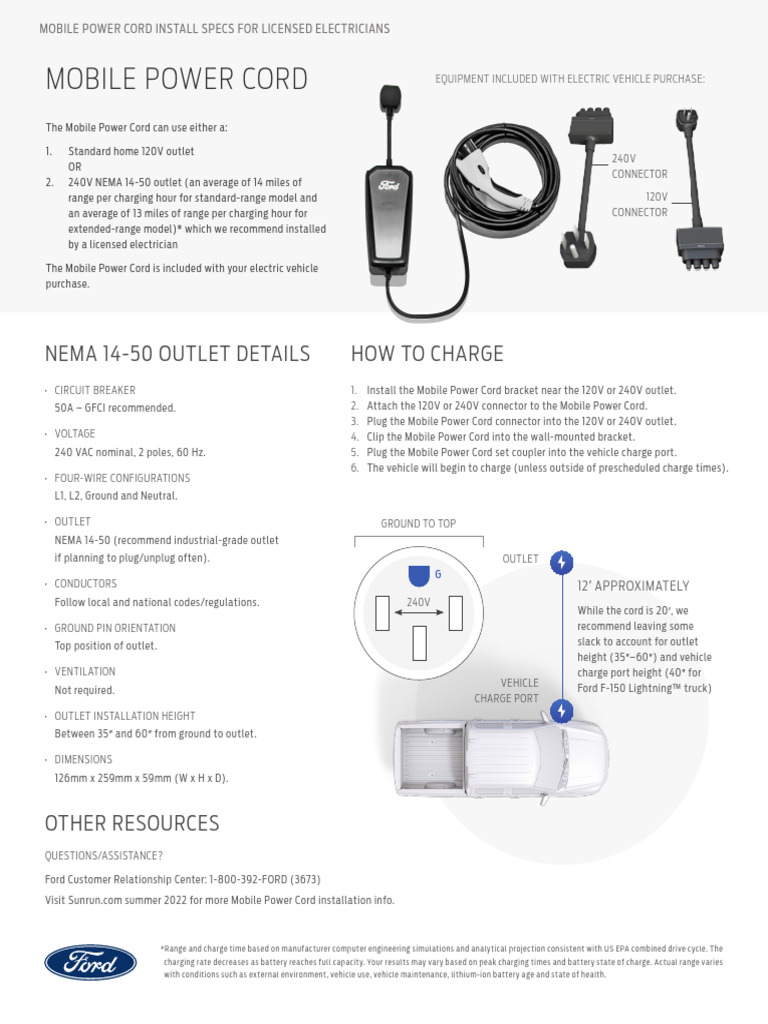 Lightning MPC FMC Install Specs-V3 | PDF | Mains Electricity ...