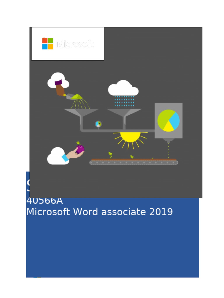 40566a Microsoft Word Associate 2019 Ebook-1 | PDF | Microsoft Word ...
