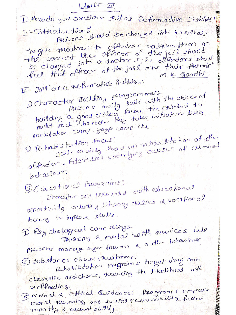 Penology and Victimilogy Notes | PDF