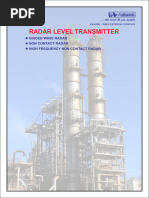 TDR-3000 Guided Wave Radar Overview | PDF | Radar | Transmission Medium