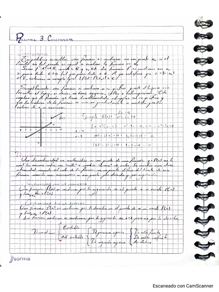 Resumen 3. Continuidad | PDF