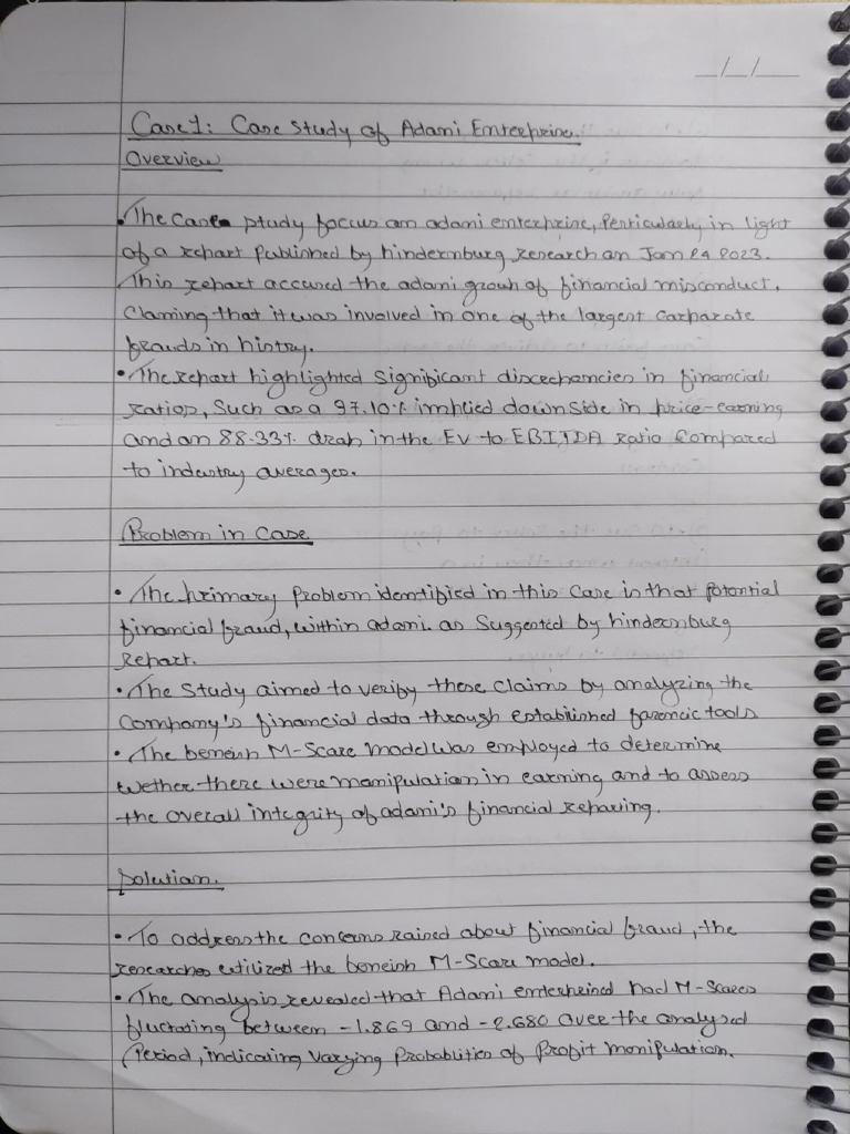 Financial Misconduct Analysis Pdf