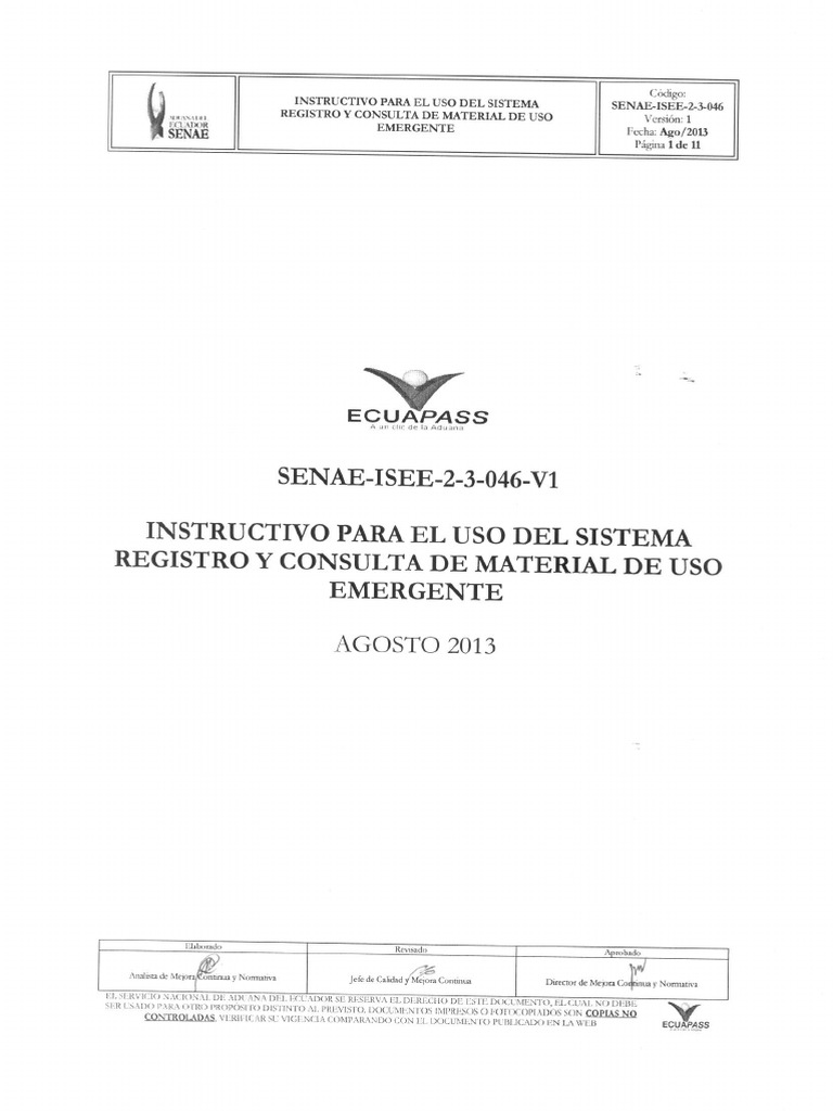 SENAE-ISEE-2-3-046-V1 MUE | PDF SENAE-ISEE-2-3-046-V1 MUE | PDF