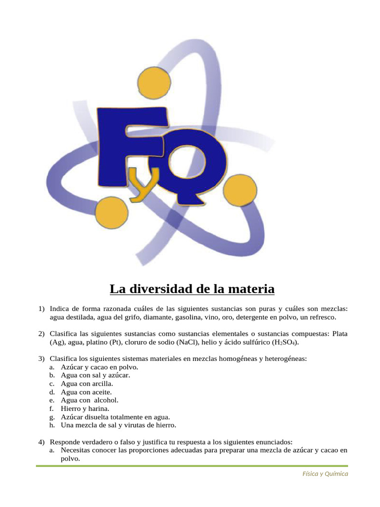 DISOLUCIONES Y MEZCLAS Ejercicios | PDF | Mezcla | Concentración