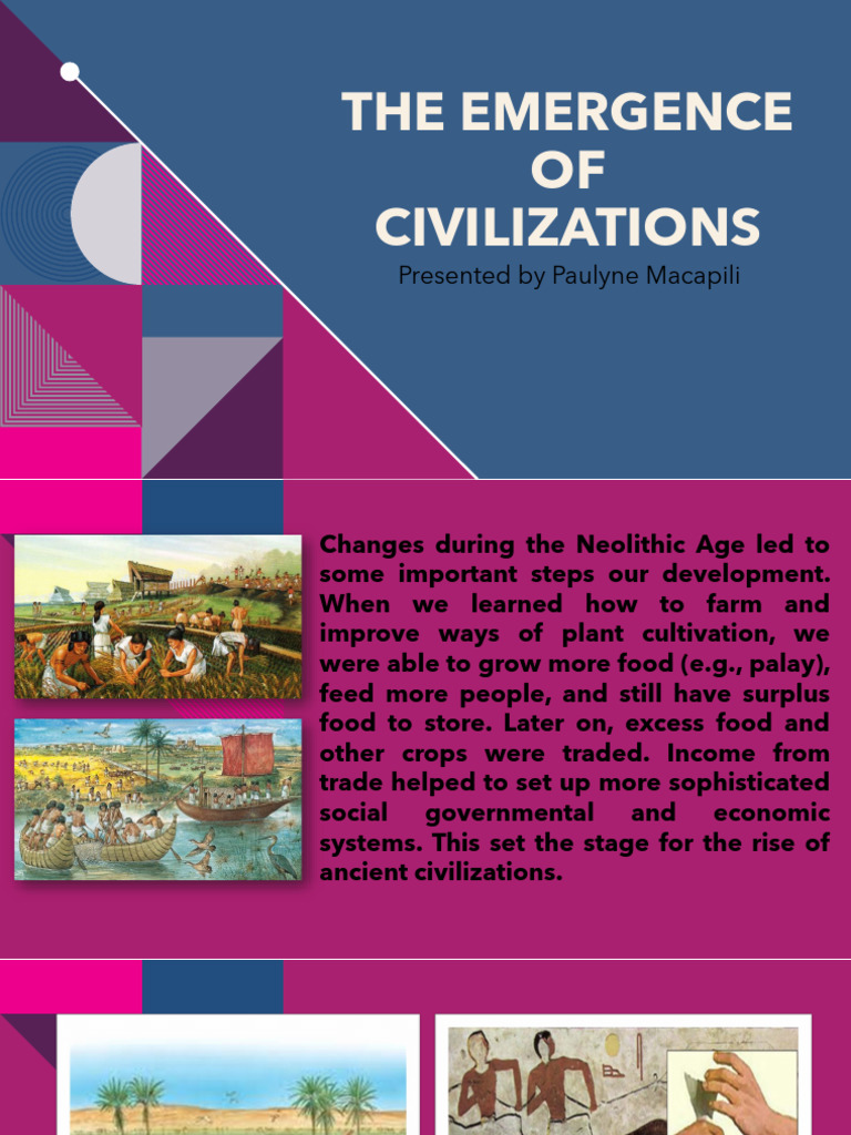 The Emergence of Civilizations 1 | PDF | Civilization | Mesopotamia