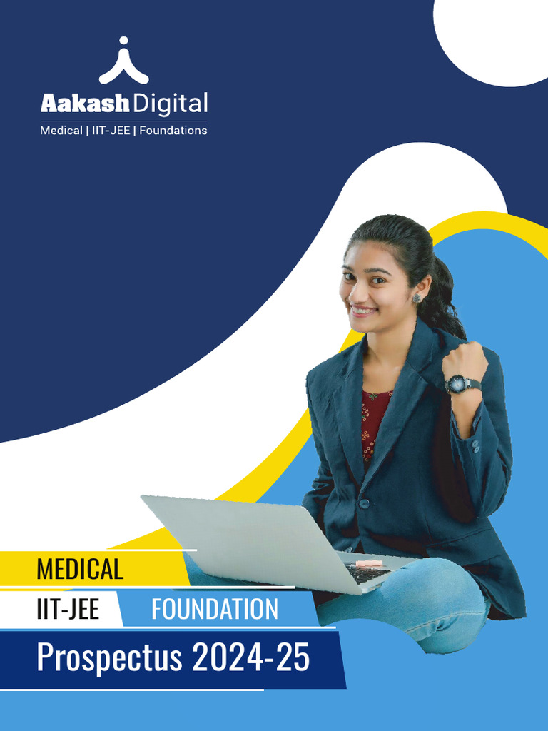 Aakash Digital Prospectus 2024-25 | PDF | Fee