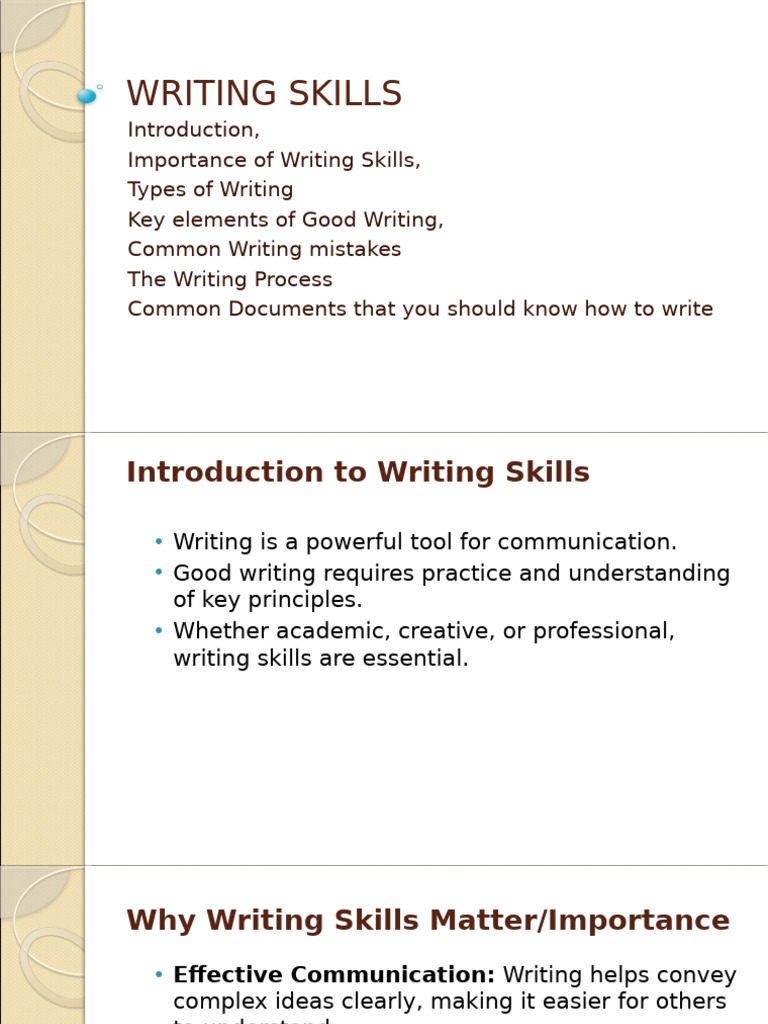 Lecture 10 - Writing Skills | PDF | Memorandum | Proofreading