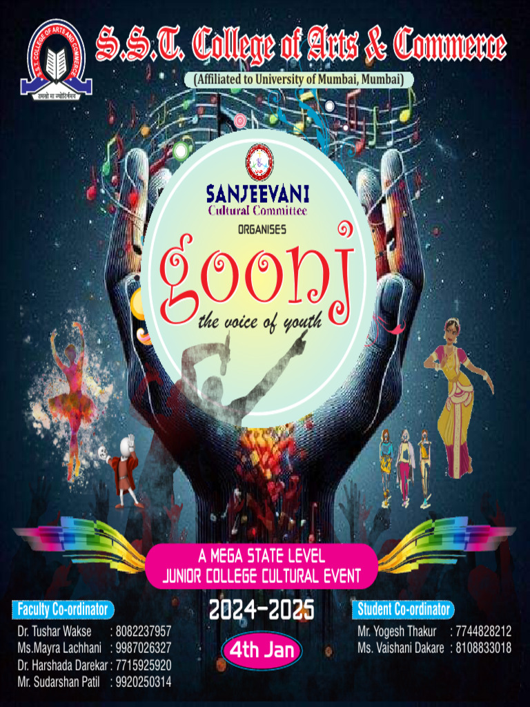 Goonj Poster 2024-2025 (JUNIOR) | PDF