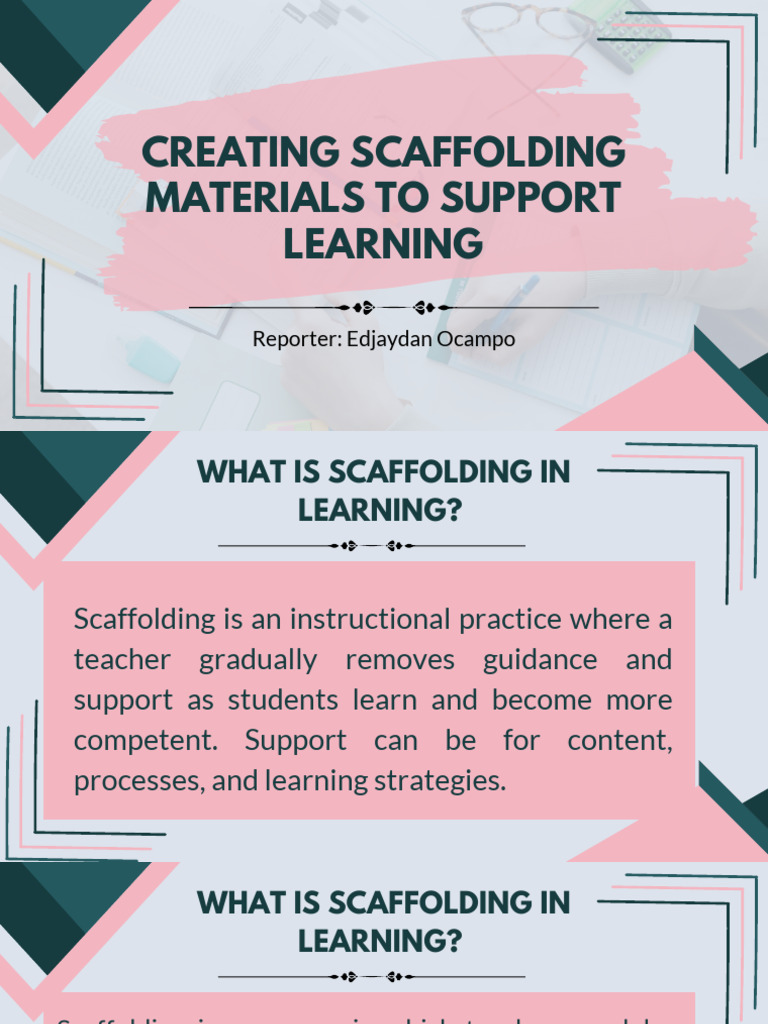 Scaffolding Strategies in Education | PDF | Learning | Education Theory