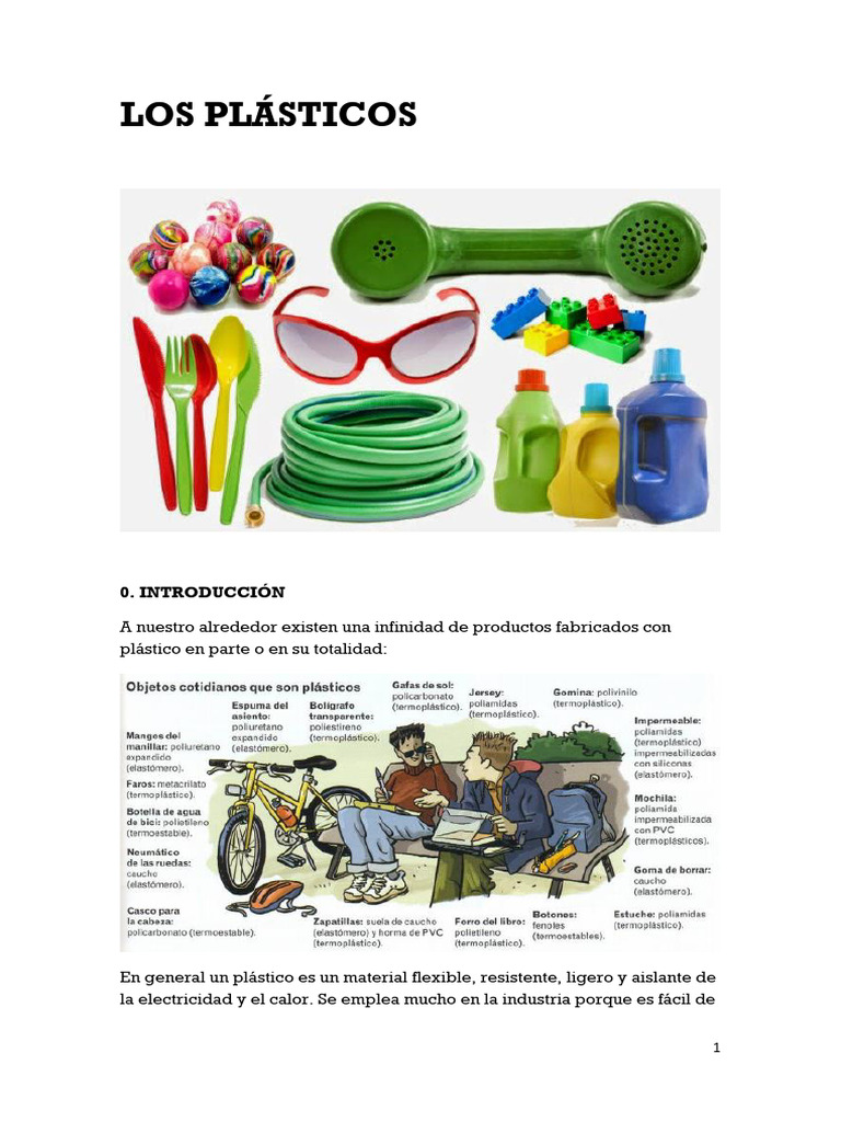 Los Plásticos | PDF | El plastico | Polímeros