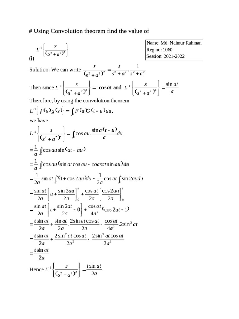 Math Assignment | PDF