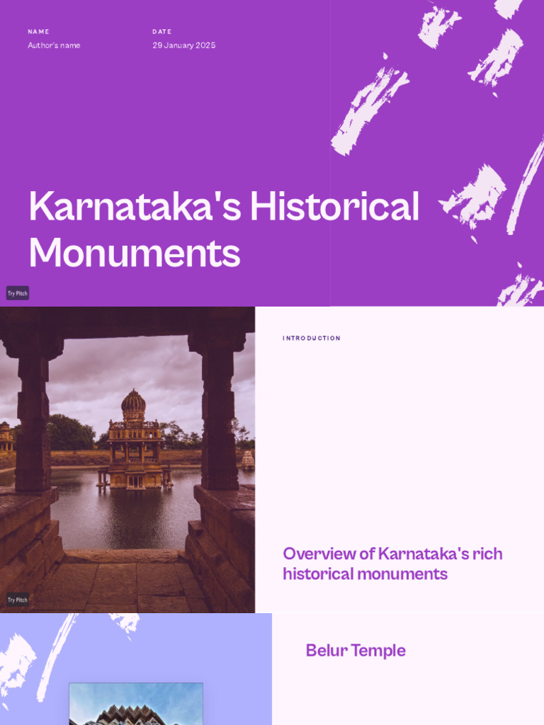 Karnataka's Historical Monuments | PDF