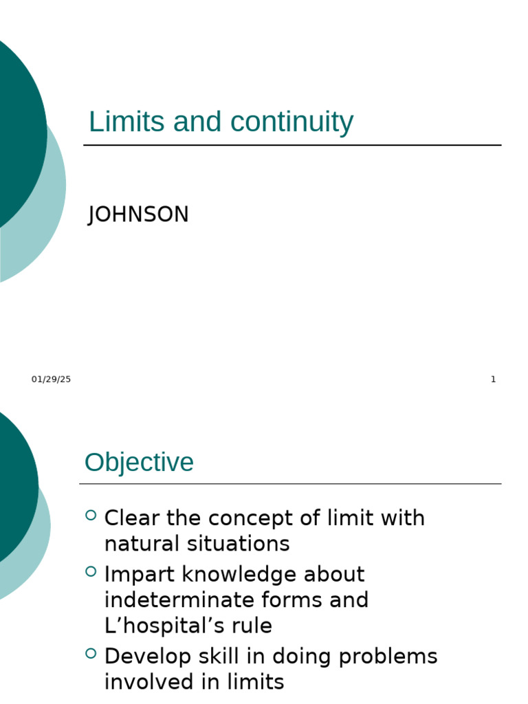 Understanding Limits and Continuity | PDF | Analysis | Mathematical Relations