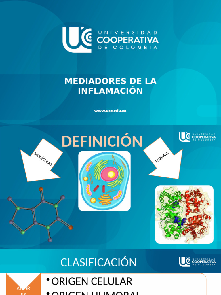 Mediadores de la Inflamación: Clasificación y Funciones | PDF ...