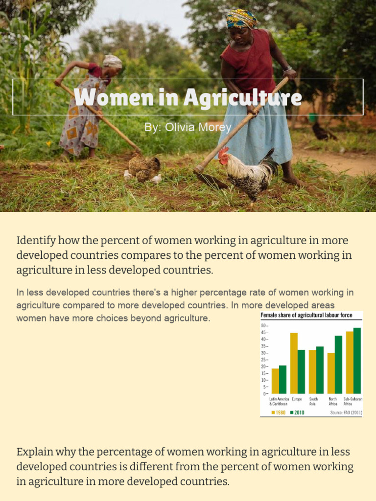 Women in Agriculture | PDF