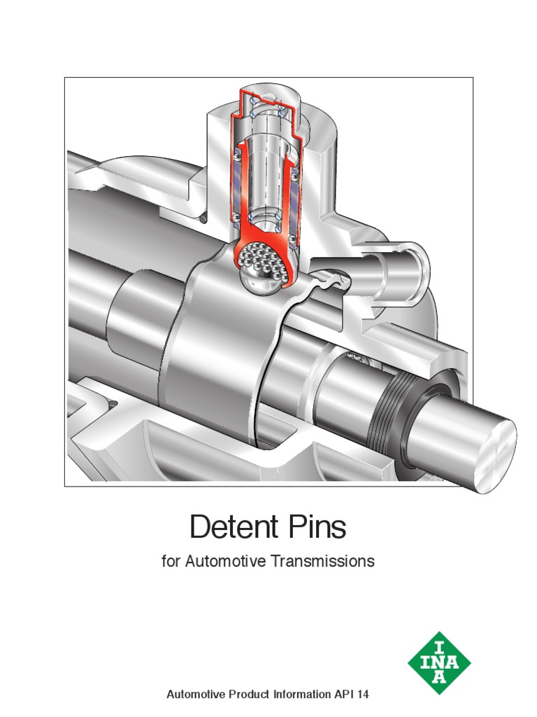 Detent Pin Technology For Gear Shift | PDF | Friction | Bearing ...