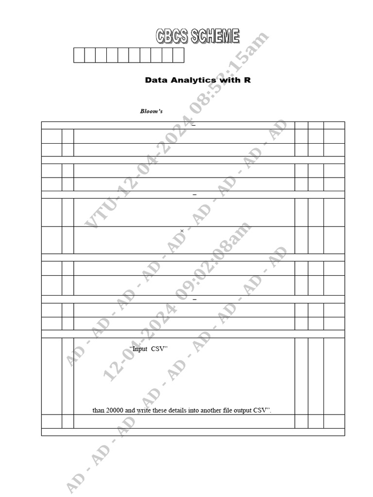 Dar Prev Paper.ag | PDF | Analysis Of Variance | Statistical Analysis