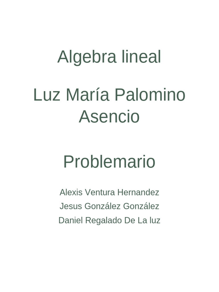 Portada para Problemario-1 | PDF