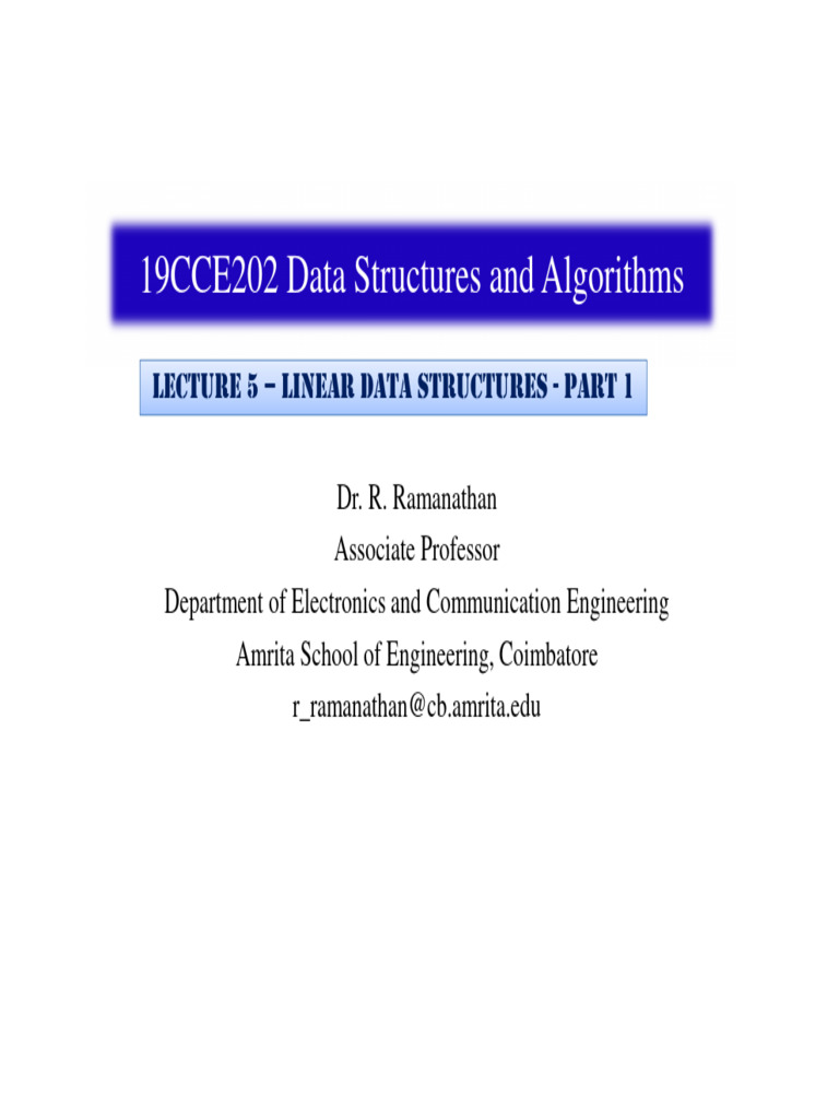 5_Linear Data Structures - part 1 | PDF | Computer Programming ... 5_Linear Data Structures - part 1 | PDF | Computer Programming ...