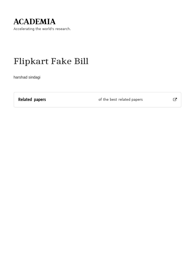 flipkart-fake-bill | PDF