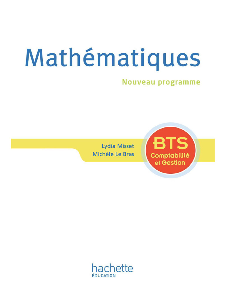 Maths BTS CG | PDF