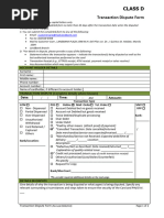 Maybank Credit Card Dispute Form 2025 | PDF