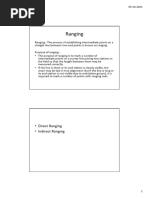 Ranging in Surveying - Types of Ranging | PDF | Surveying | Science