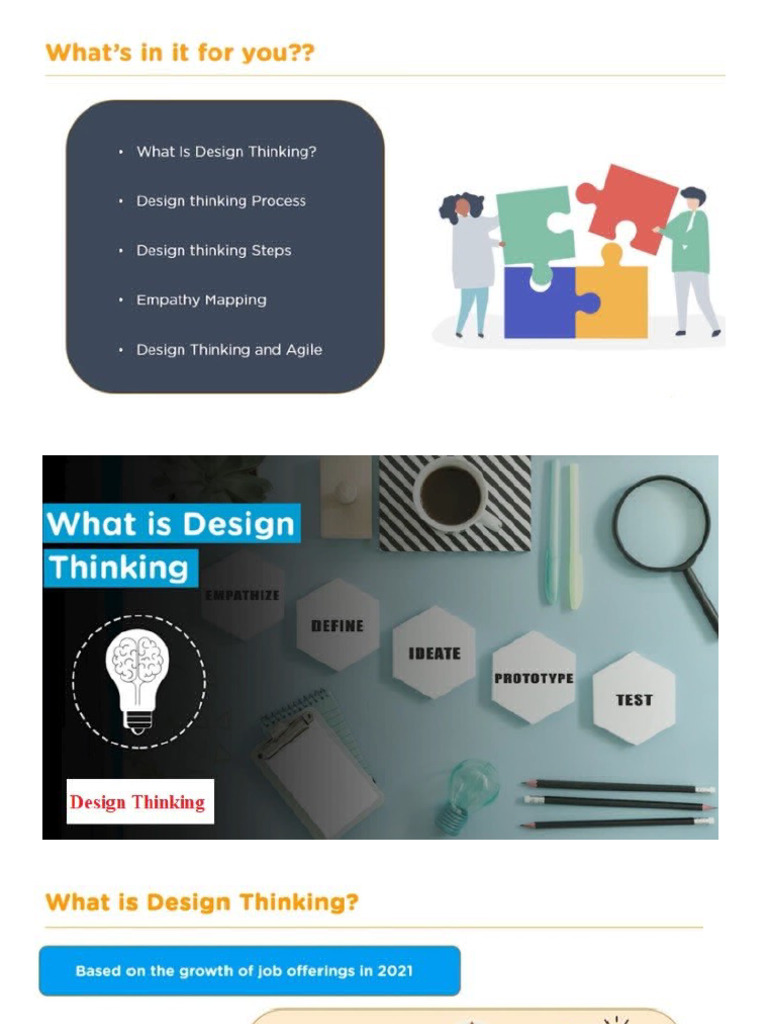 Design Thinking Subject Notes | PDF