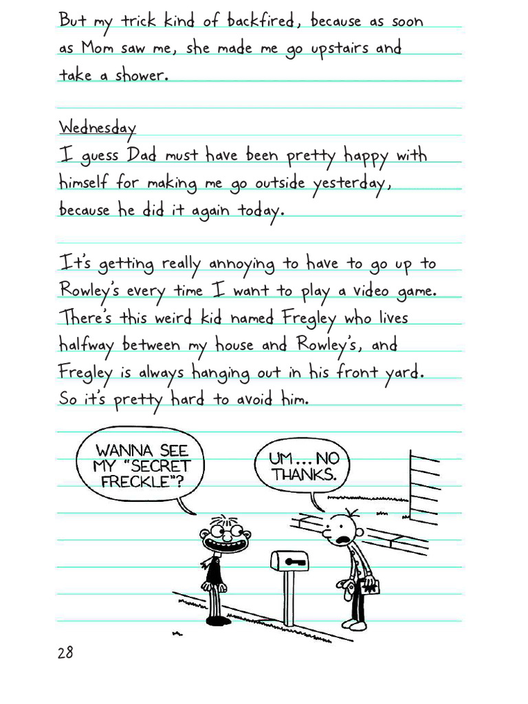 Diary of A Wimpy Kid 1-Trang-8 | PDF | Fictional Diaries