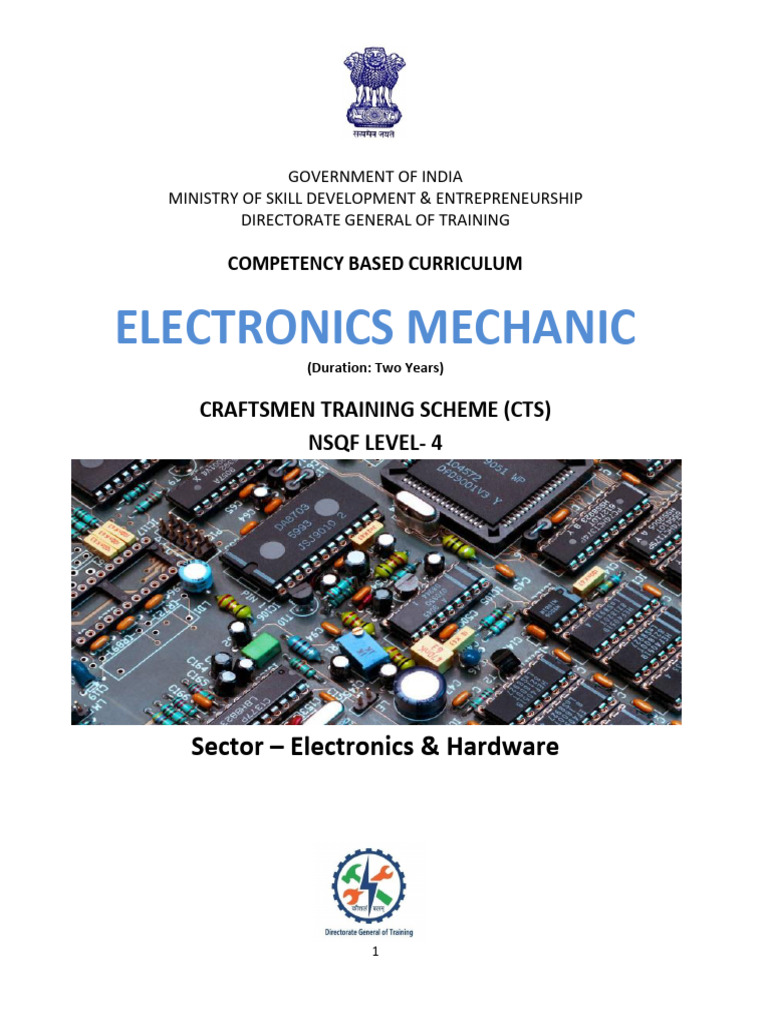 Electronics Mechanic Curriculum Overview | PDF | Antenna (Radio ...