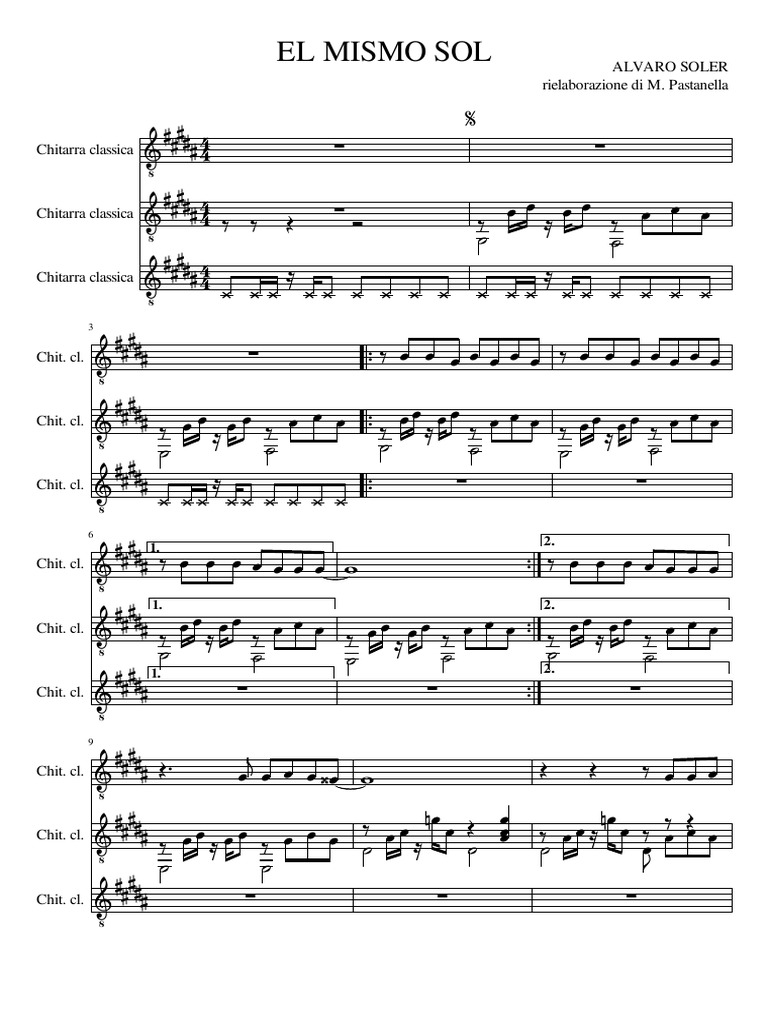 El Mismo Sol | PDF