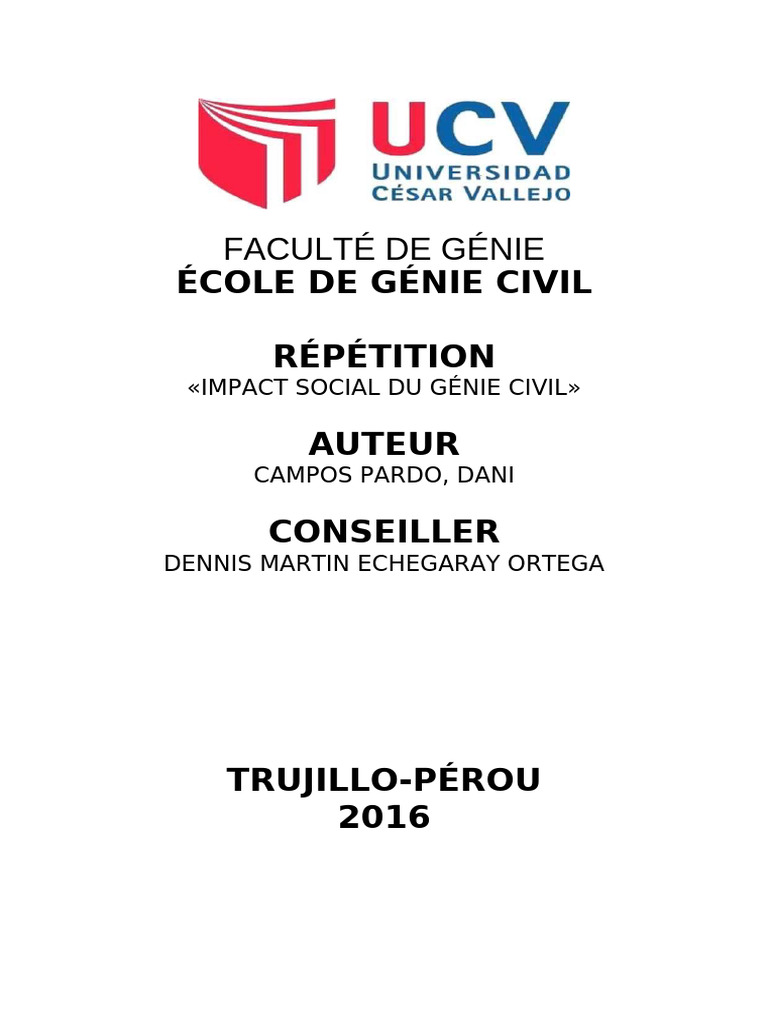 Impact social de l'ingénierie civile | PDF | Ingénieur | Moralité