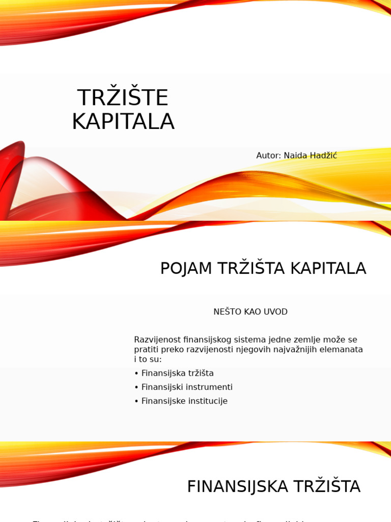 TRŽIŠTE KAPITALA-ekonomika | PDF