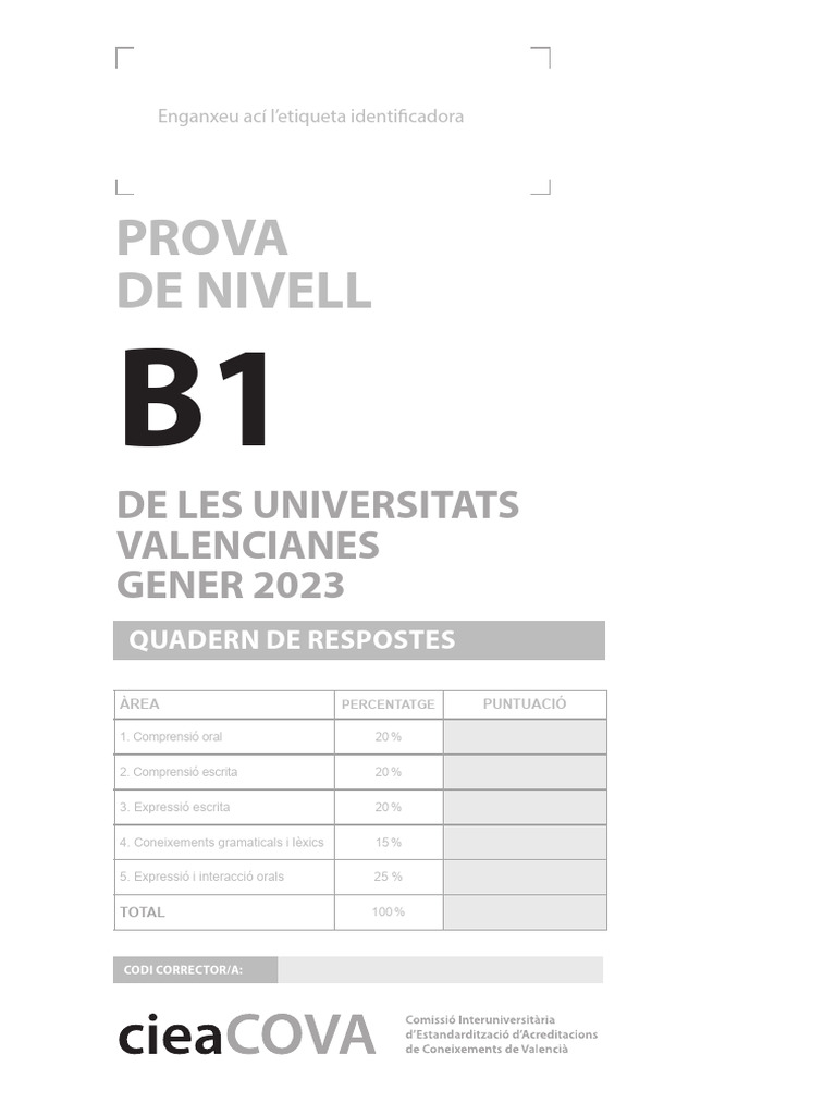 B1 QR Gener 2023 | PDF