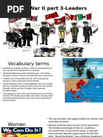 WWII Vocabulary | PDF | World War II | Allies Of World War II