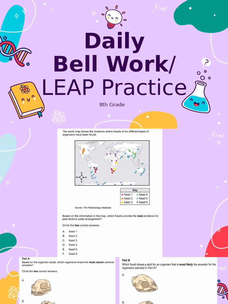 8th Grade Science Bellwork (Student Version) | PDF