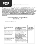 IEEE PDF eXpress Guide for Authors | PDF | Password | Login