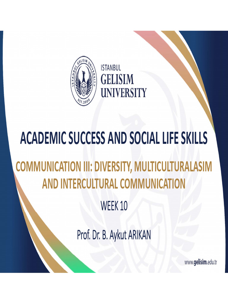 Week10 Presentation Akba-En Baarikan | PDF | Cross Cultural Communication | Communication