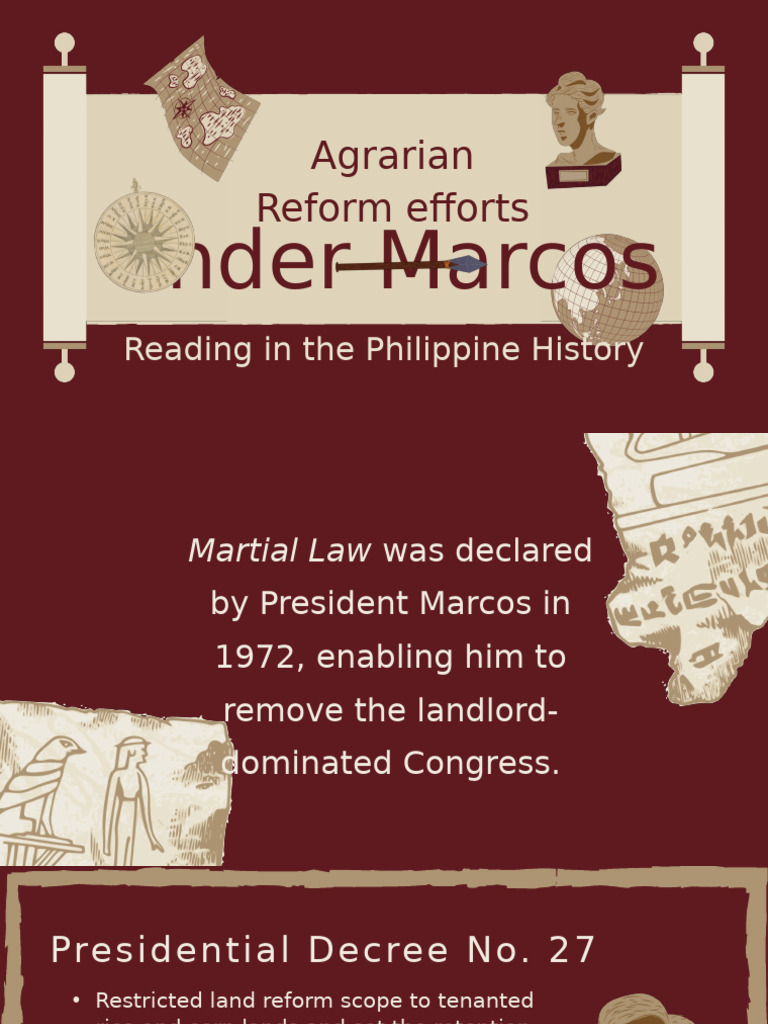 Agrarian Reform Under Marcos: Overview | PDF | Agriculture | Decree