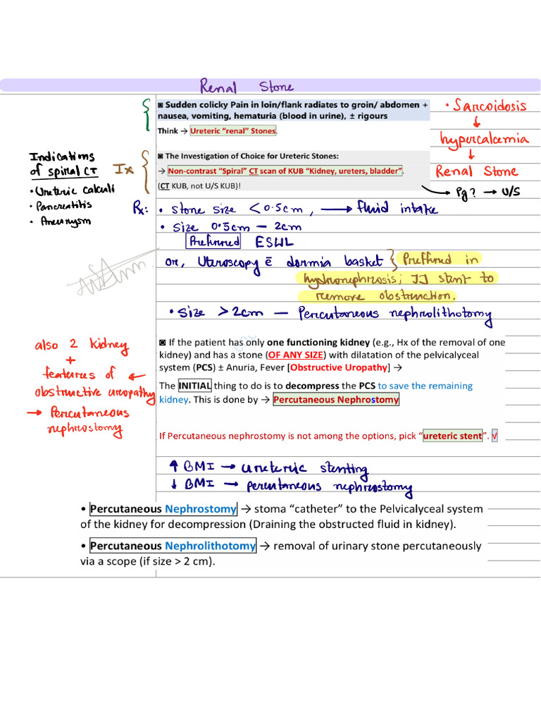 Urology notes by Dr. RT | PDF | Urinary Tract Infection | Urinary ...