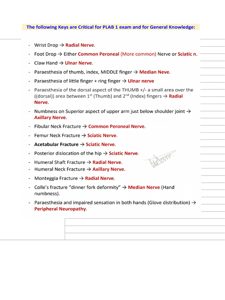 Orthopaedics Notes (Dr. RT) | PDF | Hip | Knee