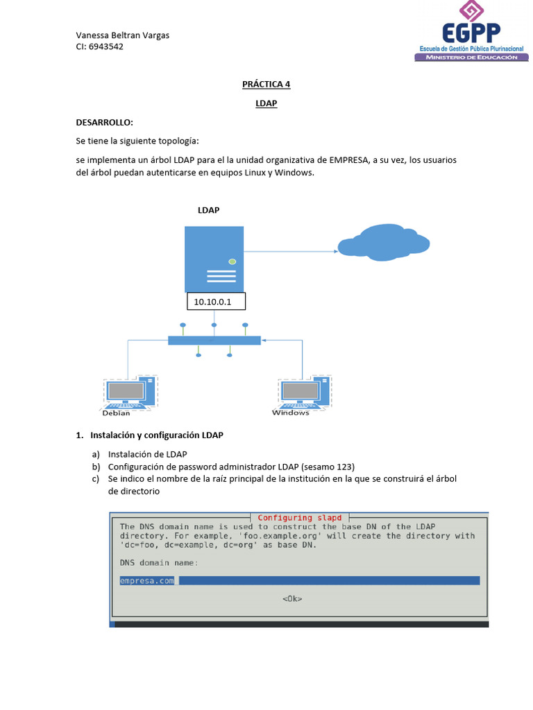 Ldap Modulo5 | PDF | Bases de datos | Autenticación