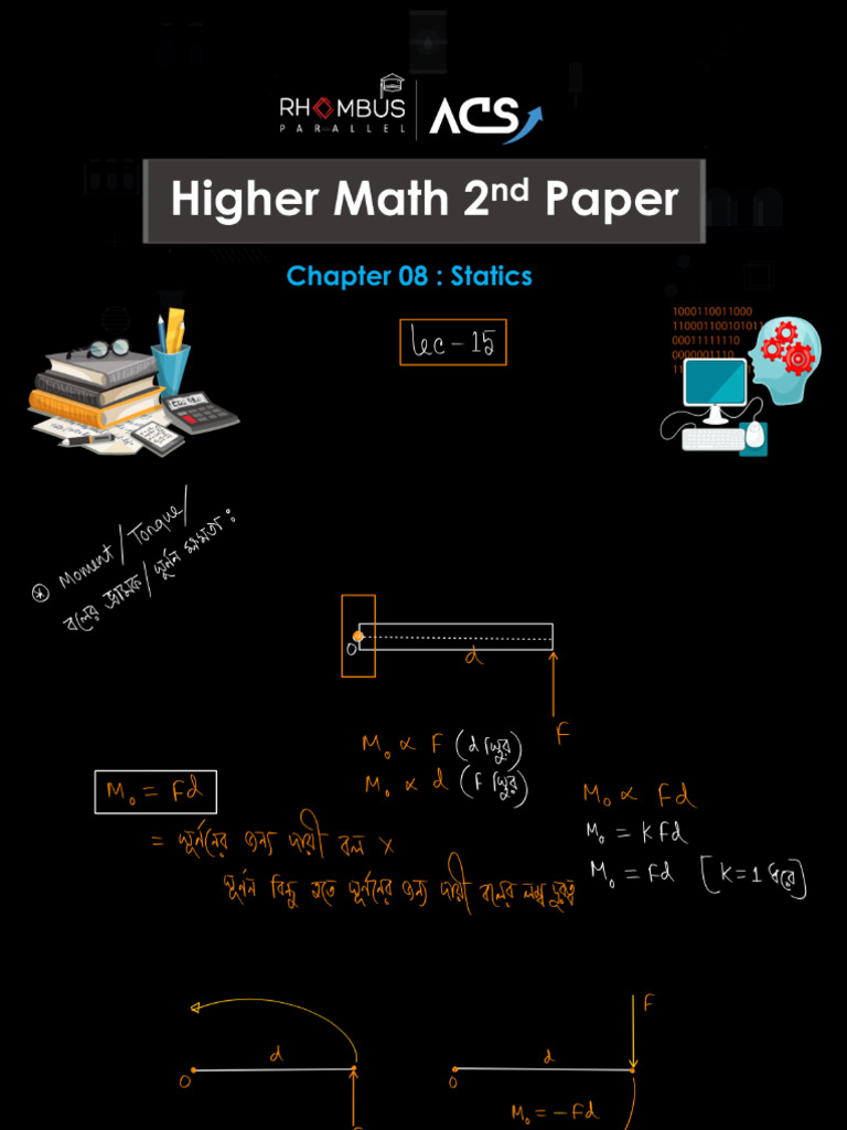 Statics Lec 15 (Part 1) | PDF