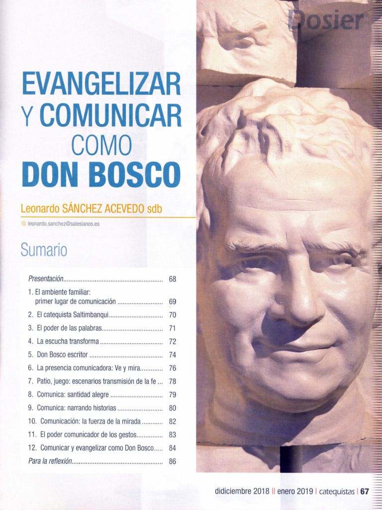 Evangelizar y Comunicar Como Don Bosco | PDF
