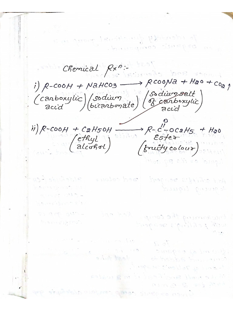 COOH Group Test | PDF