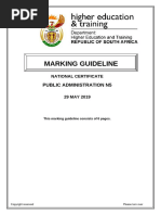 Past Papers, Public Management N6 | PDF | Government Spending | Money