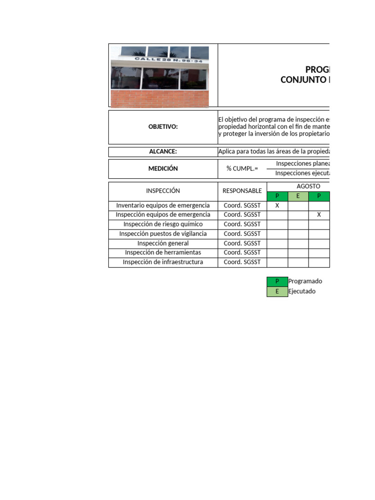 4 Programa Inspección | PDF