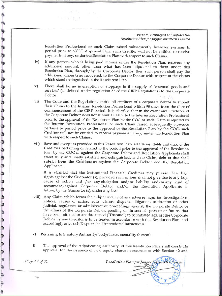 PG 47 To 71, Undertaking PG 1 | PDF