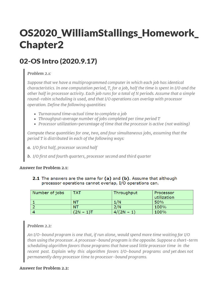 Homework 2 | PDF | Input/Output | Central Processing Unit